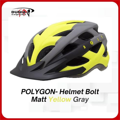 Jual Helm Polygon Bolt Yellow Grey - Kota Makassar - Dunia Sepeda ...