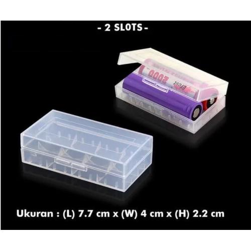 Jual Tempat Baterai Battery Box Case Kotak Holder 18650 2 Slot 4 Slot ...