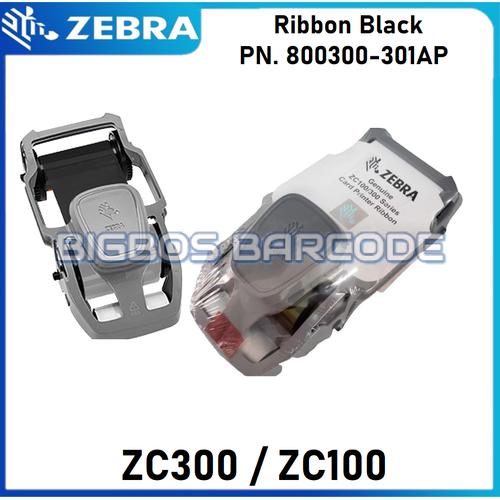 Jual RIBBON TINTA HITAM PRINTER ZEBRA ZC300 MONOCHROME RESIN K 800300 ...