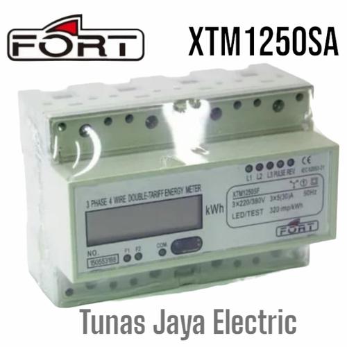 Jual KWH Meter 3 Phase / 4 Wire XTM1250SA DIGITAL (LCD) FORT - 20(100)A - Kota Surabaya - Tunas ...