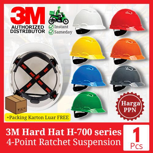 Jual Helm Safety Proyek 3M Ratchet Suspension H-700 Series (Varian ...