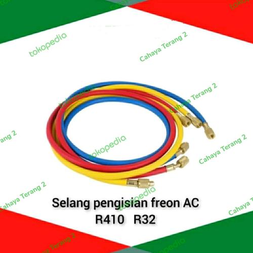 Jual Selang Pengisian Freon AC Selang Manifold R410/R32 1 Meter (Satuan ...