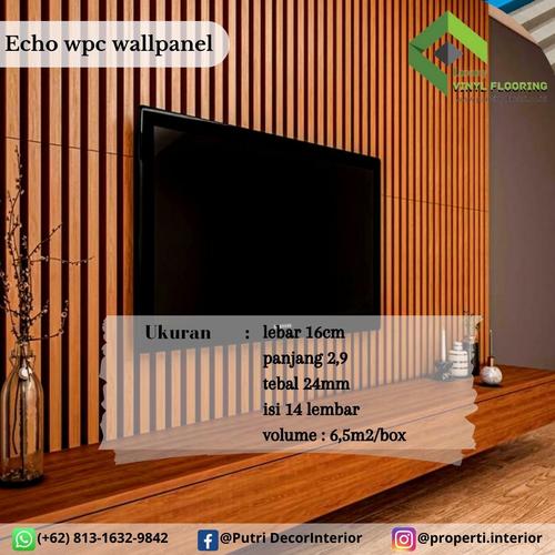 Jual wpc wallpanel Echo by Kisaba lebar 16cm & panjang 2,9m - Jakarta ...