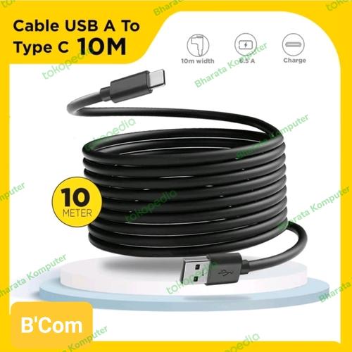 Jual Kabel Tipe-C Cable USB A To Type C Panjang 10Meter Kable Power ...