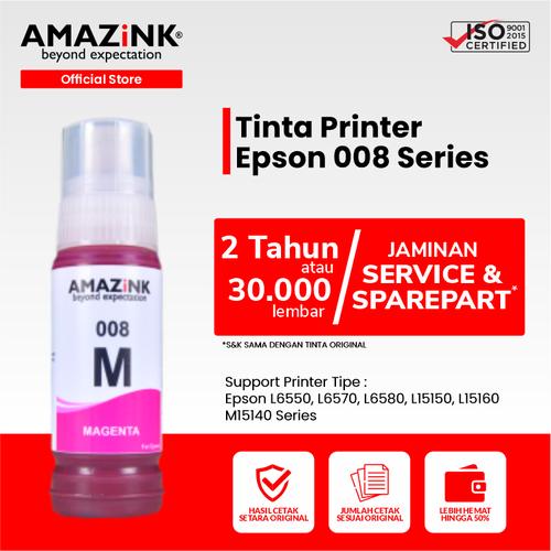 Jual Tinta Printer AMAZiNK untuk Epson Pigment 008 - Yellow - Kota ...