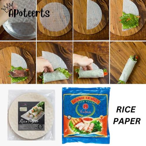 Jual Banh Trang Rice Paper 22cm Kulit Lumpia Vietnam Rice Paper Spring ...