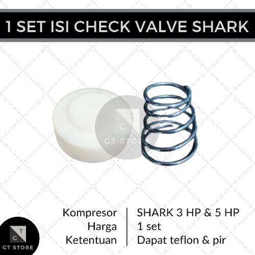Jual [1 SET] Teflon Pir Isi Check Valve Kompresor Angin SHARK 3 HP 5 HP ...