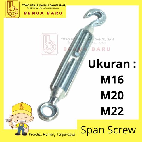 Jual Span Screw M16 M20 M22 / Skrup Spanner / Span Skrup / Skrup ...