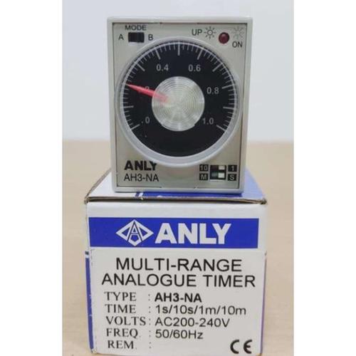 Jual Analogue Timer AH3-NA Multi Range AC200-240 ( ORI TAIWAN ...