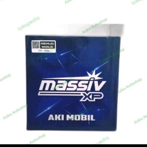 Jual Aki Vios / Massiv XP NS60LS / 12V45Ah / Aki Crv Sienta HRV - Kota ...