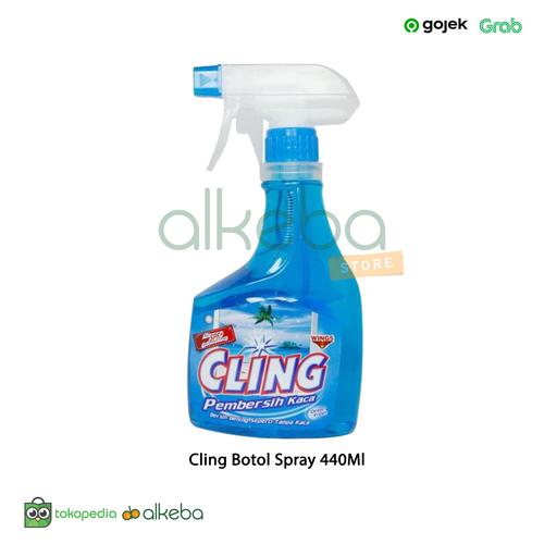 Jual CLING Pembersih Kaca / Cling Botol Spray 425 ml / Glass Cleaner ...