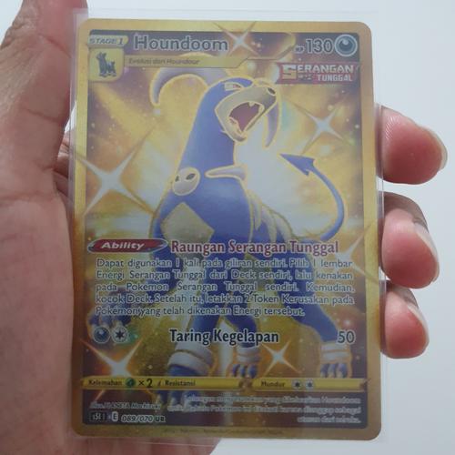 Jual Houndoom UR Gold s5I 089/070 Pokemon TCG Indonesia - Jakarta ...