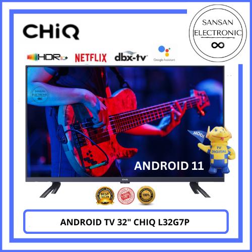 Jual LED TV CHIQ L32G7P 32" 32 INCH FHD SMART ANDROID 11 HDR FRAMELESS ...