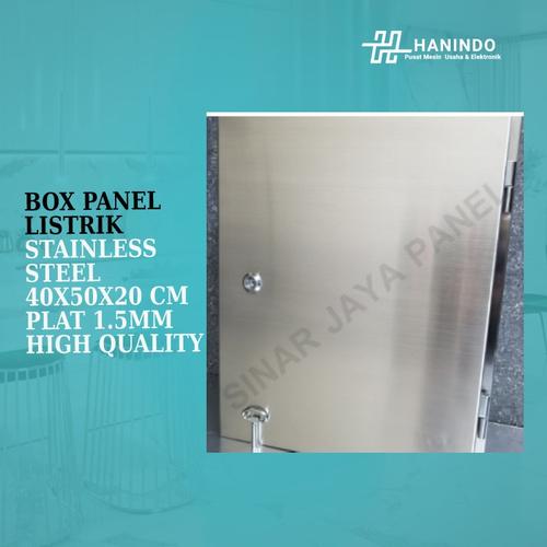 Jual BOX PANEL LISTRIK STAINLESS STEEL 40X50X20 CM PLAT 1.5MM HIGH ...