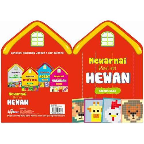 Jual Mewarnai Pixel Art - Hewan - Kab. Sleman - andibookstore | Tokopedia