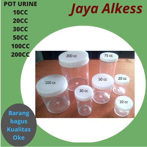 Jual Pot Urine 10 20 30 50 75 100 200 cc Ml Pot Salep Pot Urin - 10cc ...