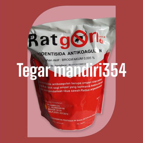 Jual RACUN TIKUS RATGONE 1KG Rodentisida Ratgon 1kg umpan tikus siap ...