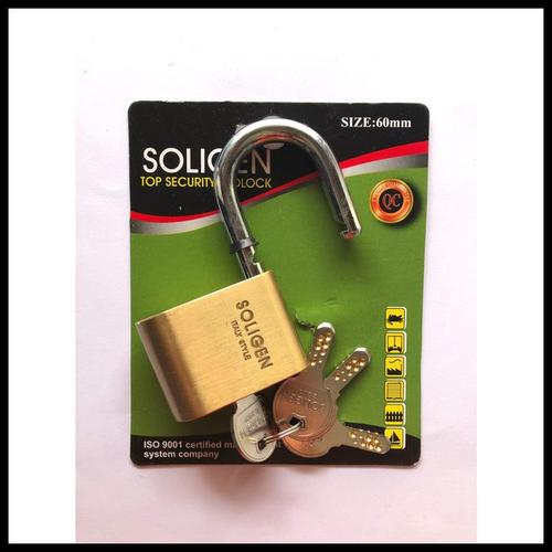 Jual SOLIGEN Gembok PER Panjang 40mm 50mm 60mm Computer Key - Gembok ...