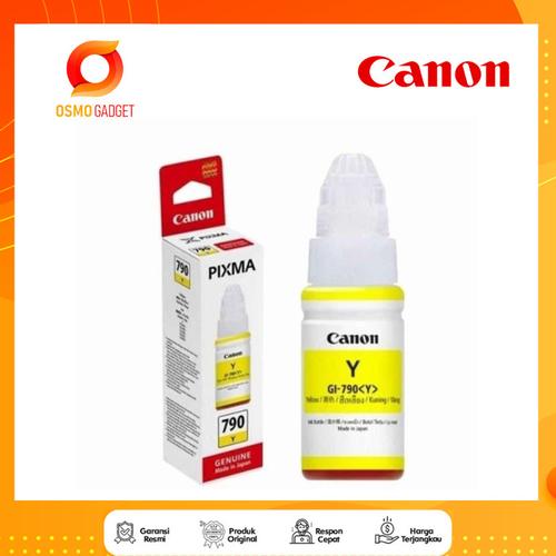 Jual Tinta Printer Refill Canon PIXMA 790 (GI-790) Yellow Kuning ...
