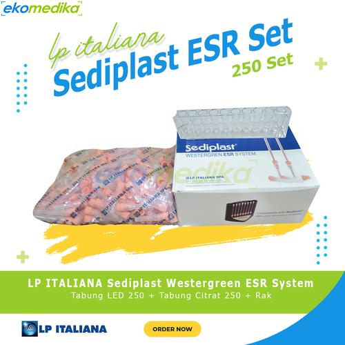 Jual LP ITALIANA Sediplast Tabung LED 250ea+ Tabung Citrat 250ea+ Rak ...