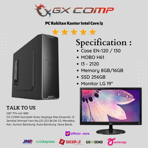 Promo PC RAKITAN KANTOR Intel Core I3 | 16GB DDR3 | SSD 256GB - Memory ...