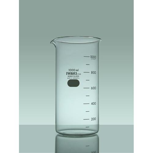 Jual IWAKI Beaker glass tall form 1000 ml gelas piala model panjang cap ...