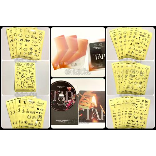 Jual Secret Number TAP Official Album Stickers / CD / PC Holder ...