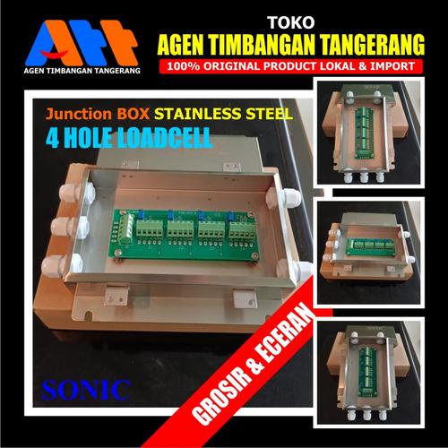 Jual junction box timbangan 4 hole stainless steel sonic - Kab ...