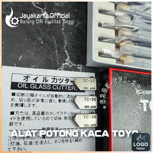 Promo Alat pemotong kaca asli toyo pisau potong kaca mata potong kaca toyo - MATA TOYO TC 30 ...