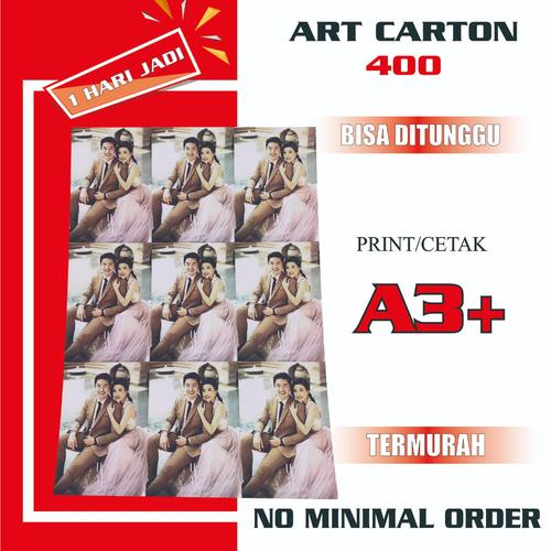 Jual Print A3+ | Cetak A3+ MURAH | Art Carton 400 gr | 1 Sisi / 2 Sisi ...