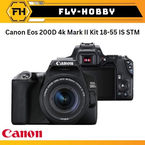 Jual Canon Eos 200D 4k Mark II Kit 18-55 IS STM Black - Paket.A HNY UNT ...