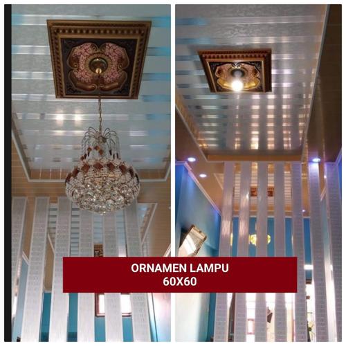 Jual ORNAMEN LAMPU PLAFON PVC ORNAMEN LAMPU TEMPAT LAMPU ORNAMEN BULAT ...