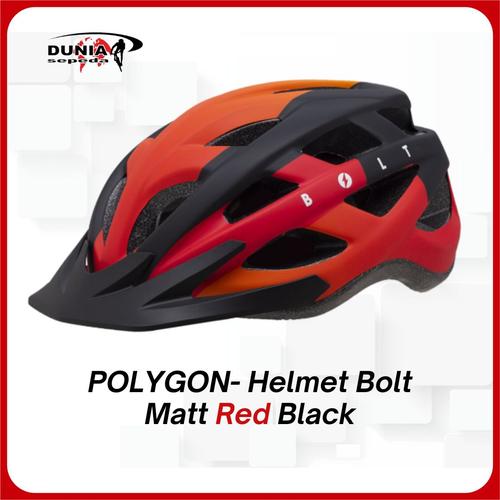Jual Helm Polygon Bolt Red Black - Kota Makassar - Dunia Sepeda Online ...