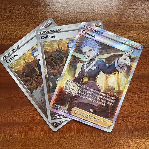 Jual Cyllene pokemon tcg secret rare sr foil staple card trainer ...