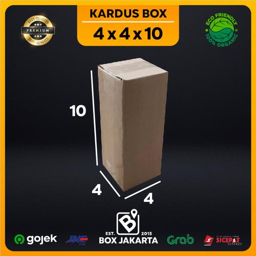 Jual KARDUS BOX uk 4x4x10 CM Kotak Packaging Corrugated SHEET POLOS ...