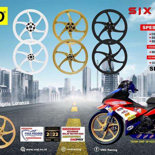 Jual PELEK RECING VND SIX STAR MODEL OZ YAMAHA MX KING UK 160/160-17 ...