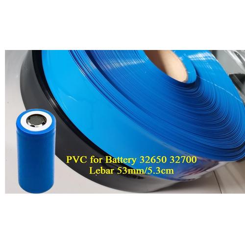 Jual 50cm PVC baterai battery Wrap 53mm 5.3cm Lifepo4 32650 32700 OD ...