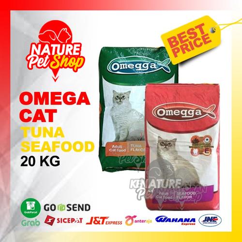 Jual Makanan Kucing OMEGA CAT Tuna 20kg OMEGA CAT Seafood 20kg [GRAB ...