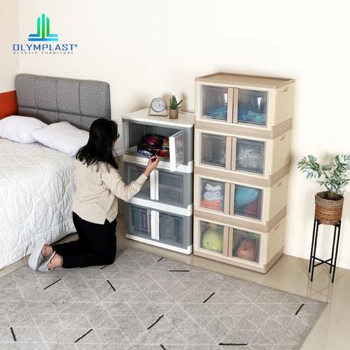 Jual OLYMPLAST Folding Storage / Rak Lemari Serbaguna/ Box Container ...