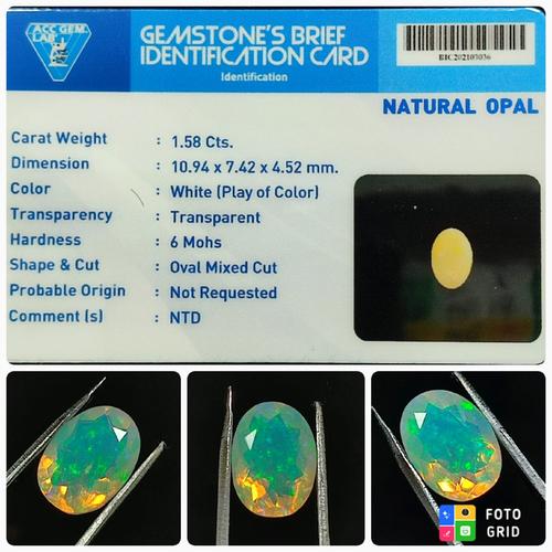 Jual Batu Kalimaya Asli Natural Bersertifikat Memo Lab Tanpa Ring ...