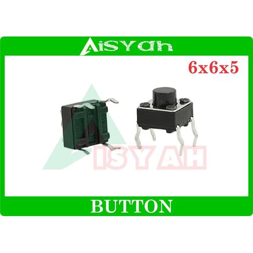 Jual Tactile Push Button 6x6x5 mm 4P DIP kecil 4 pin Switch small ...