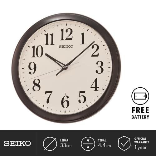 Promo Jam Dinding Seiko Clock QXA776K 33cm Analog Arabic numerals Ori ...