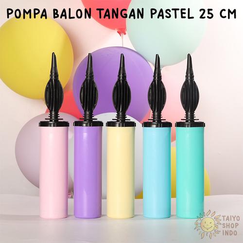 Jual Pompa Balon Tangan Manual Alat Tiup Angin Balloon Alas Warna Warni ...