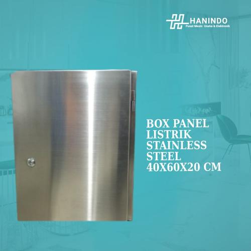 Jual BOX PANEL LISTRIK STAINLESS STEEL 40X60X20 CM PLAT 1.5MM HIGH ...