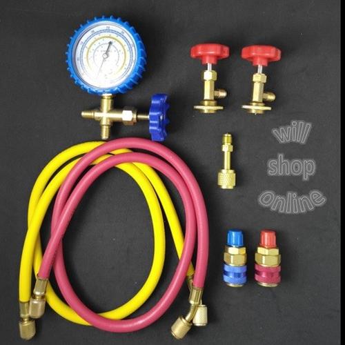 Jual PAKET ALAT ISI PREON AC RUMAH R22 R32 R410 MOBIL R134A TANPA PREON ...