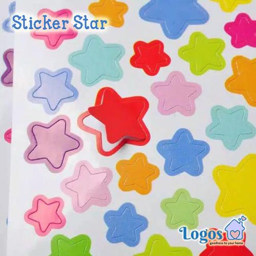 Jual Sticker Star Stiker Bintang Reward Chart Polkadot Scrapbook ...