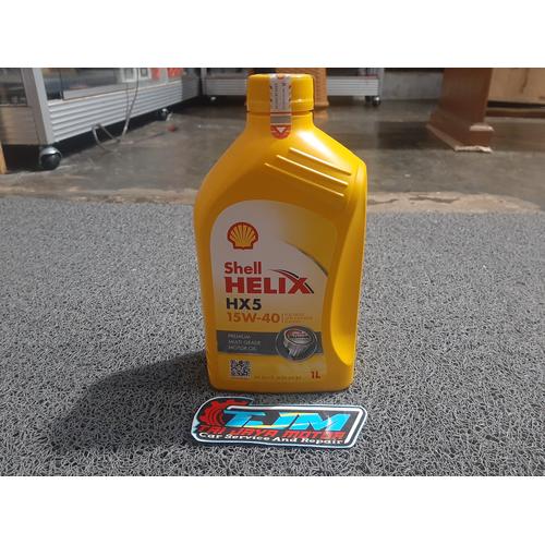 Jual OLI MESIN MOBIL SHELL HELIX HX5 SAE 15W-40 UKURAN 1L 1 LITER - Kab ...
