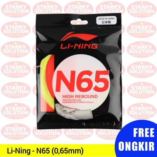 Jual Senar LINING N65 Raket Bulutangkis Badminton String N 65 Original ...