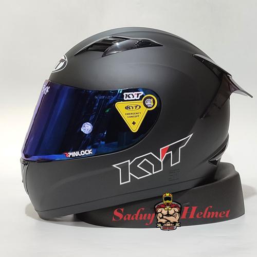 Jual HELM KYT R10 SOLID BLACK DOP - HITAM DOP PAKET GANTENG - Bkdop ...