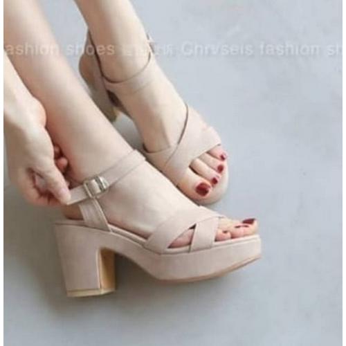 Jual Sepatu Sendal Sandal High Hels Hils Heals Hak Tahu Fashion Wanita ...